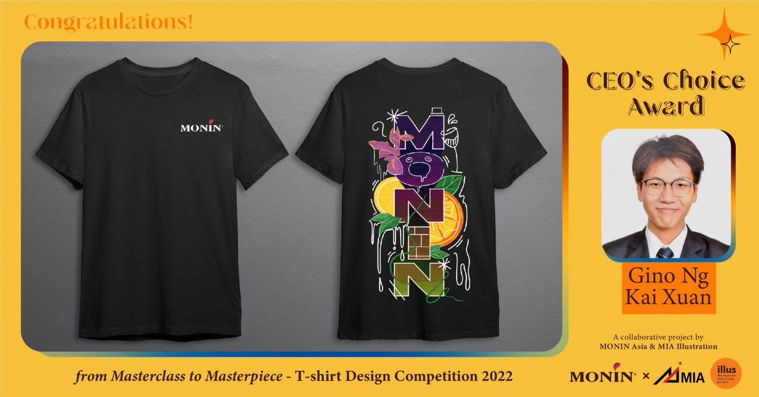 MONIN Asia x ILLUSMIA ‘From Masterclass to Masterpiece – T-shirt Design ...