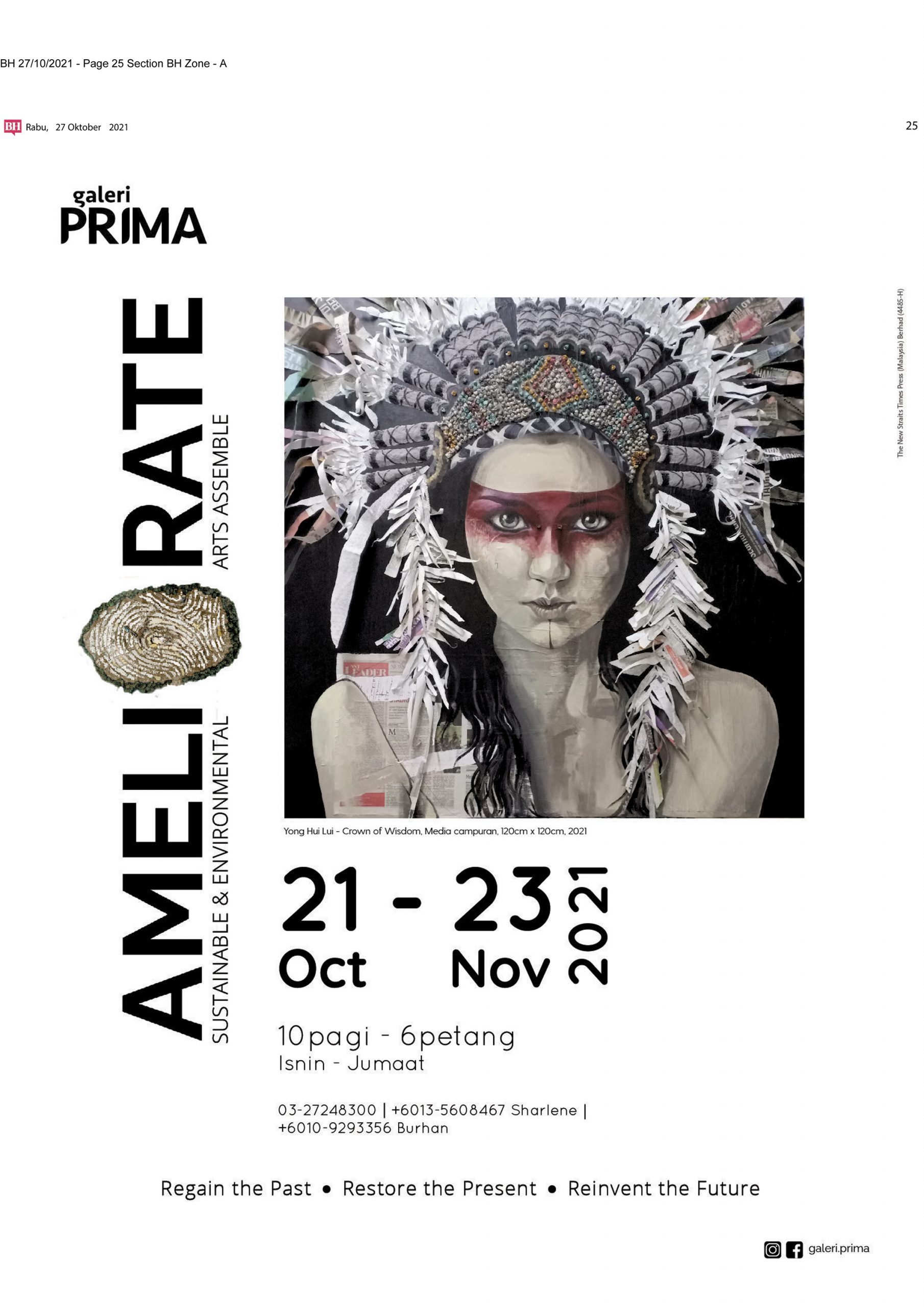 AMELIORATE- Galeri Prima – Malaysian Institute of Art